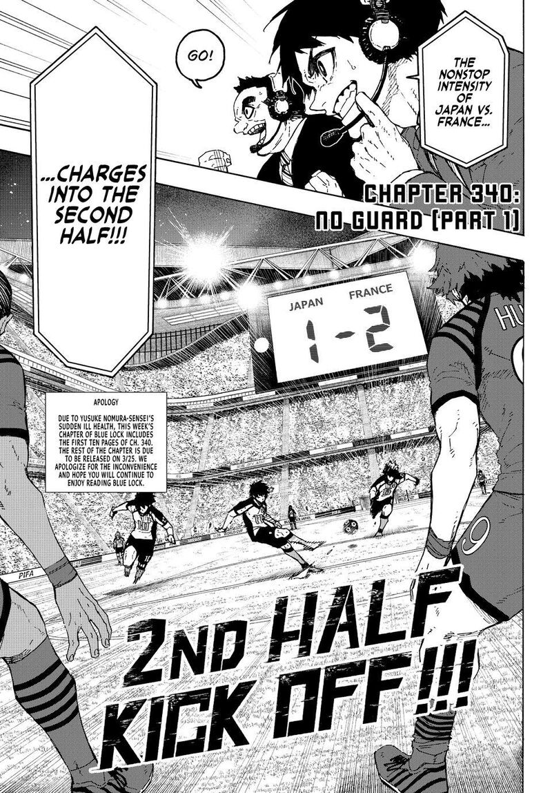 Blue Lock Chapter 340 - Read Blue Lock Manga Online – English Scans