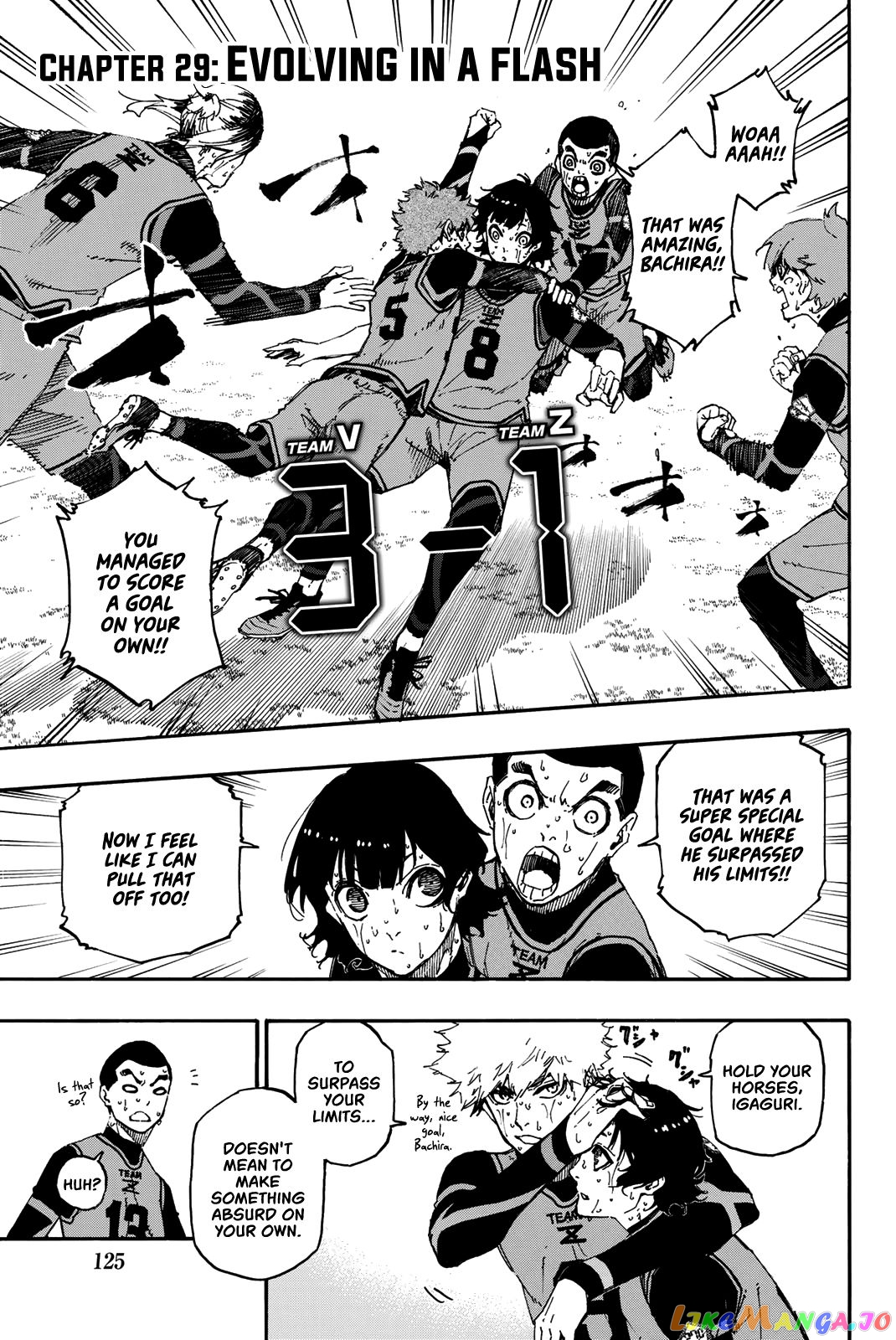Read Blue Lock Manga Online chapter 29 For Free